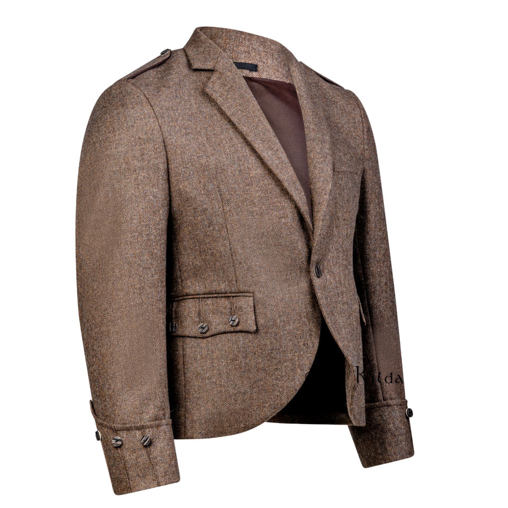 Argyll Tweed Jacket - Brown